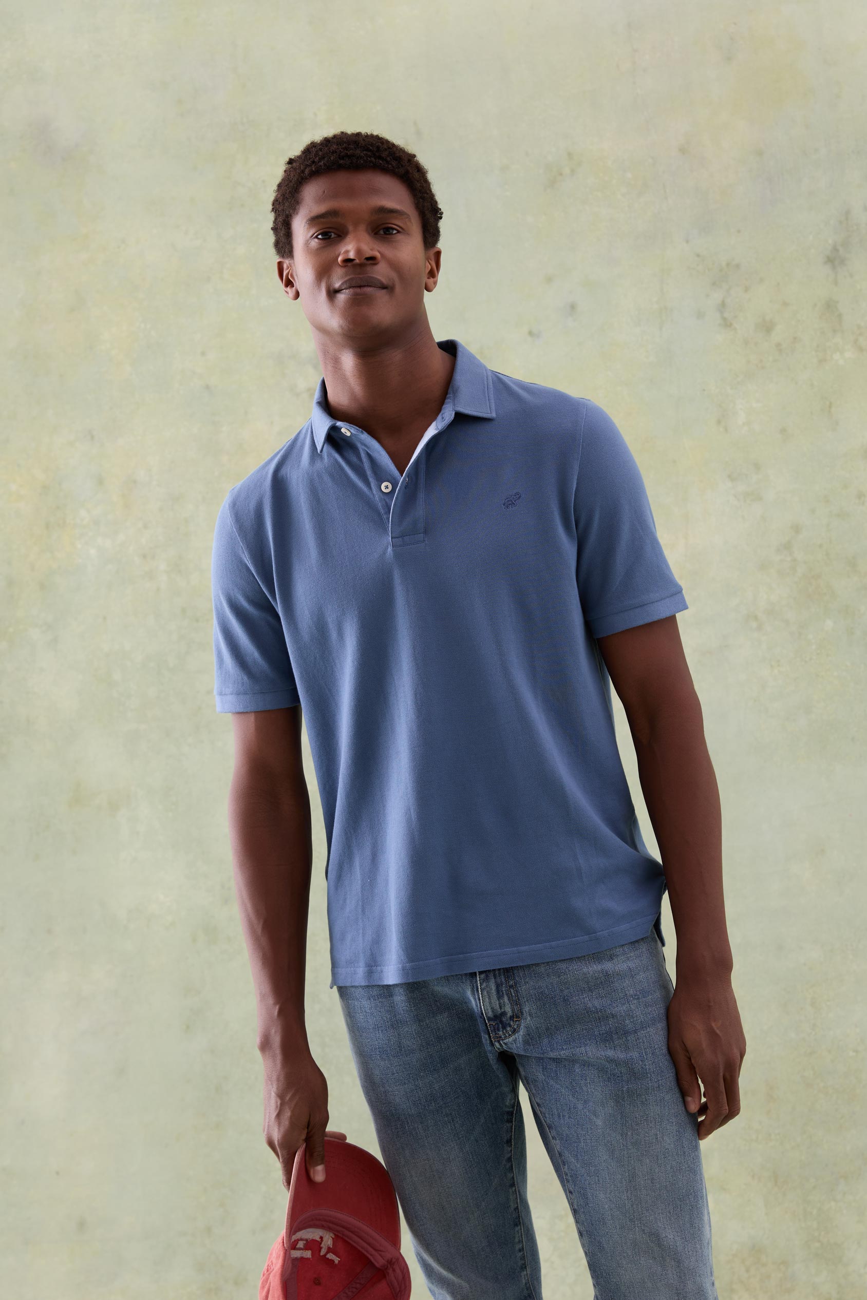 Men's Morley Polo 100% Cotton Pique in Blue Beaufort & Blake